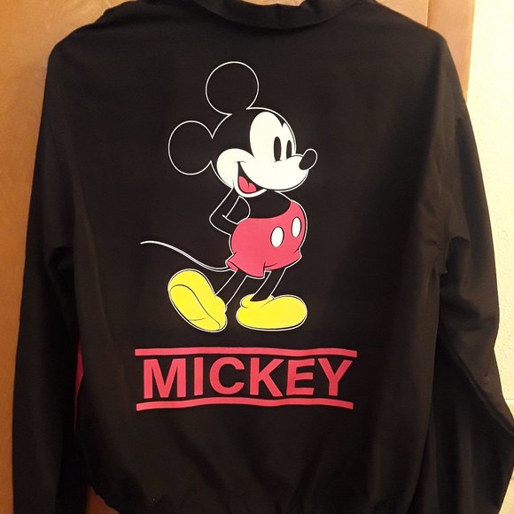 Disney | Jackets & Coats | New Disney Mickey Mouse Black And Red ...